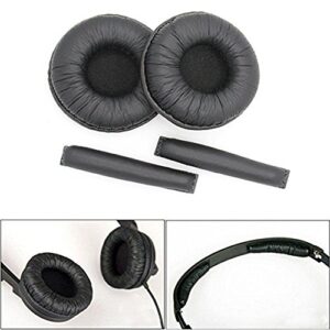 Soft Leather Headphone Ear Pads Cushion Pads for Sennheiser PX200 PX80 PC36 PX100 PMX100 PMX200 PXC300 PXC250 Earpads SENINHI (Black)