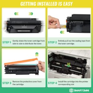 S SMARTOMNI 2pk Compatible Toner Cartridge Replacement for HP 05A 80A CE505A CF280A Using with HP Laserjet p2035 p2055dn p2035n p2055 p2055dn p2055d Pro 400 m401n m401dne m425dn m401dw Printer Toner