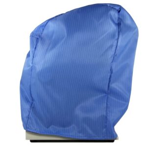 esd safe microscope dust cover, blue cotton fabric, bolioptics ma02024102