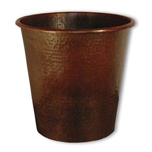 native trails cpa712 waste basket, antique copper