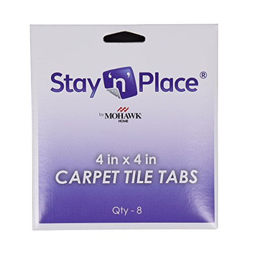 Mohawk Home Stay N' Place Tabs Area Rug, 4"x4"