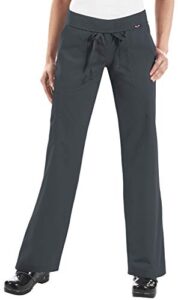 koi classics koi713 women's scrub pant charcoal xs