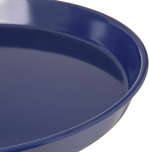 Carlisle FoodService Products Plastic Serving Tray, 13 Inches, Cobalt