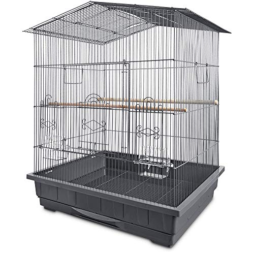 You & Me Gable Playtop Parrot Habitat, 24.75" L X 20.75" W X 32" H