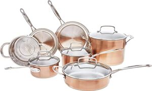 chef’s classic stainless color series cookware 11pc set