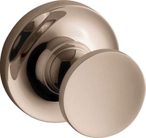 kohler 14443-rgd robe hook, vibrant rose gold