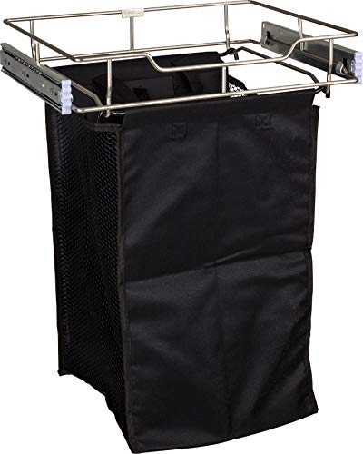 Chrome 14" Pullout Hamper