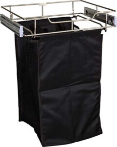 chrome 14" pullout hamper