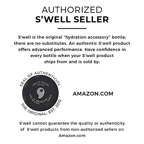 S'well Stainless Steel Traveler - 16 Fl Oz - Onyx - Triple-Layered Vacuum-Insulated Travel Mug Keeps Coffee, Tea and Drinks Cold for 24 Hours and Hot for 12 - BPA-Free Water Bottle