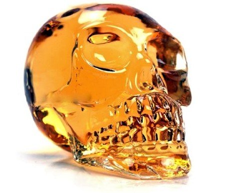 Bargain Crusader Skull Head Vodka Shot Whiskey Wine Drinking Glass Bottle Decanter Skull Shaped Wine Bottle (1, 500ml Decanter)