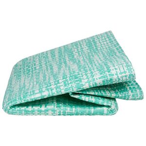 DII Woven Paper Storage Bin, Tweed, Aqua, Large