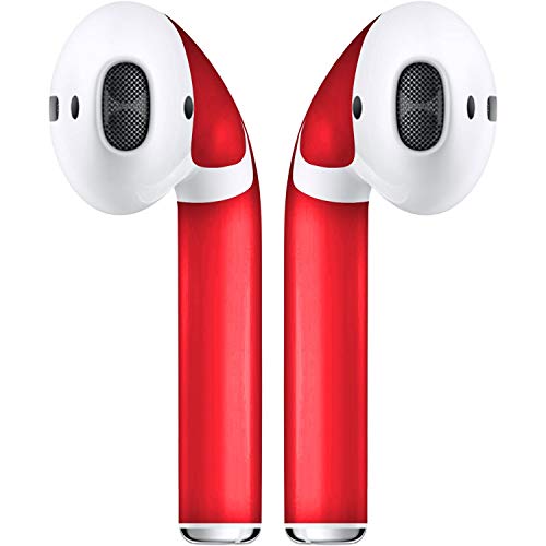 AirPod Skins Protective Wraps - Stylish Covers for Protection & Customization, Compatible with Apple AirPods (Red)