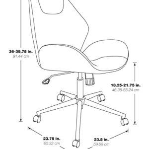 OSP Home Furnishings Chatsworth Office Chair