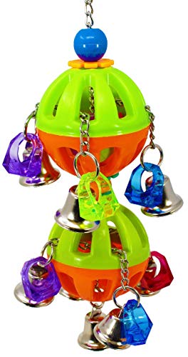 Bonka Bird Toys 1509 Tuff Bellpull Tower Parrot African Grey Bird Toy