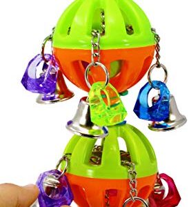 Bonka Bird Toys 1509 Tuff Bellpull Tower Parrot African Grey Bird Toy