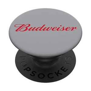 budweiser grey script popsockets stand for smartphones & tablets