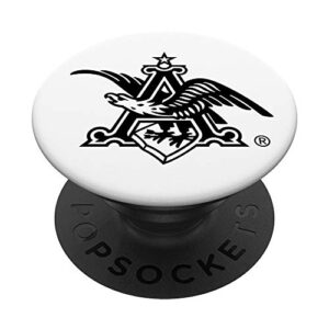 anheuser-busch black eagle popsockets stand for smartphones & tablets popsockets popgrip: swappable grip for phones & tablets