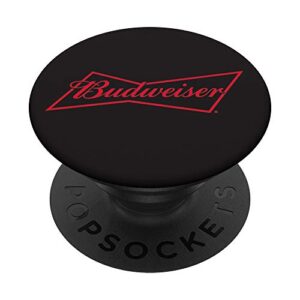 budweiser black popsockets stand for smartphones & tablets popsockets popgrip: swappable grip for phones & tablets