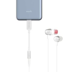 Moshi USB-C for 3.5mm Headphone Digital Audio Adapter, Built-in DAC, Supports 24-bit/192 kHz