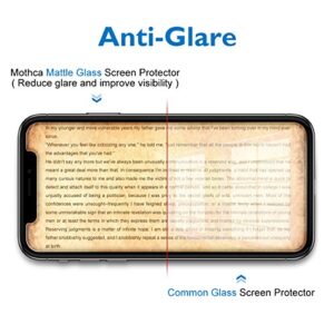 Mothca Matte Screen Protector Compatible with iPhone XS/iPhone X/iPhone 11 Pro Anti-Glare & Anti-Fingerprint Tempered Glass Clear Film Case Friendly 3D Touch Bubble Free for iPhone XS/X/11 Pro