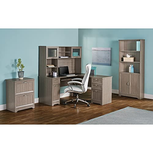 Realspace® Magellan 58"W Hutch for Corner/L-Desk, Gray