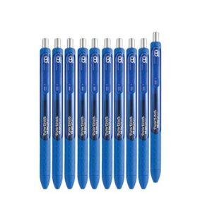 Paper Mate Inkjoy Gel Retractable Gel Ink Pens, Pack of 10 (Blue, Medium Point)