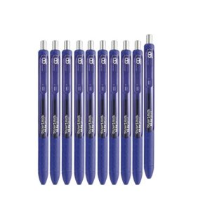 paper mate inkjoy gel retractable gel ink pens, pack of 10 (purple, medium point)