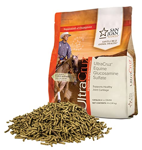 UltraCruz-sc-516456 Equine Glucosamine Sulfate Joint Supplement for Horses, 4 lb, Pellet (32 Day Supply)