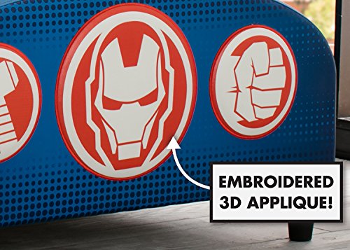 Delta Children Upholstered Twin Bed, Marvel Avengers