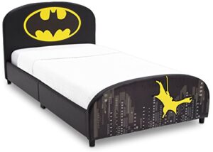 delta children upholstered twin bed, dc comics batman