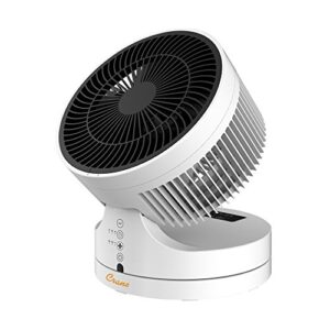 crane 9.5'' oscillating air circulator fan, 1 count, white (ee-5617)