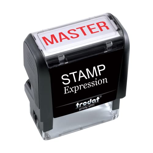 StampExpression - Master Office Self Inking Rubber Stamp - Red Ink (A-5319)