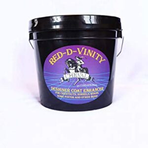 RED-D-VINITY Horse Coat Enhancing Supplement For Chestnuts, Sorrels, roans, Some Pintos, and Other Reds! 4lbs