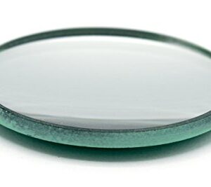 Concave Mirror, 2" (50mm) Diameter, 50mm Focal Length - Round - Glass - 3.3mm Thick Approx. - Eisco Labs