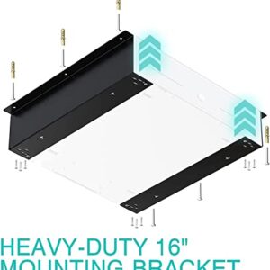 Skywin Cash Drawer Under Counter Mounting Brackets - Heavy Duty Steel Mounting Brackets for Installation of 16" Cash Registers Drawer Under The Counter (1)