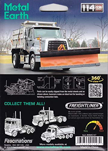 Metal Earth Freightliner Snow Plow 3D Metal Model Kit Fascinations