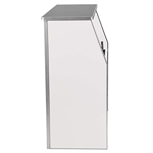 Flash Furniture Amara 4' White Laminate Foldable Bar - Portable Event Bar