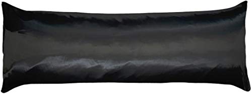 Betty Dain Soft Satin Body Pillowcase, 21 x 54, Black