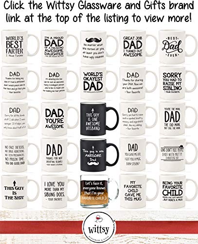 One Awesome Husband Funny Coffee Mug - Anniversary & Birthday Gifts for Husband, Men, Him - Best Husband Gifts from Wife, Her - Bday Present Idea - Fun Husband Mug, Cool Novelty Cup (Matte Black)