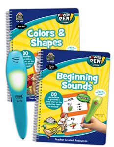 teacher created resources power pen & learning books set 1 - 2 book set - 6900