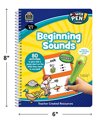 Teacher Created Resources Power Pen & Learning Books Set 1 - 2 Book Set - 6900