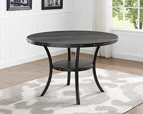 Roundhill Furniture Biony Collection Counter Height Dining Table,