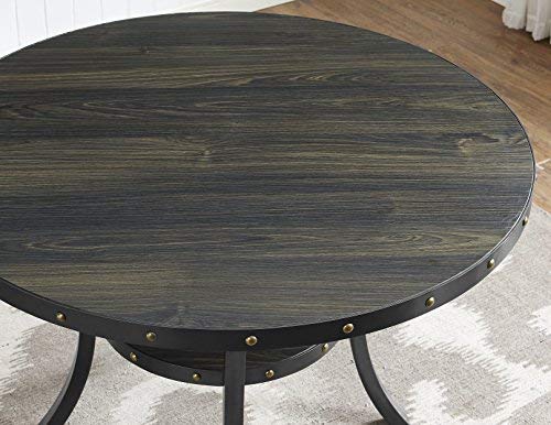 Roundhill Furniture Biony Collection Counter Height Dining Table,