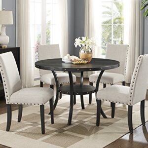 Roundhill Furniture Biony Collection Counter Height Dining Table,