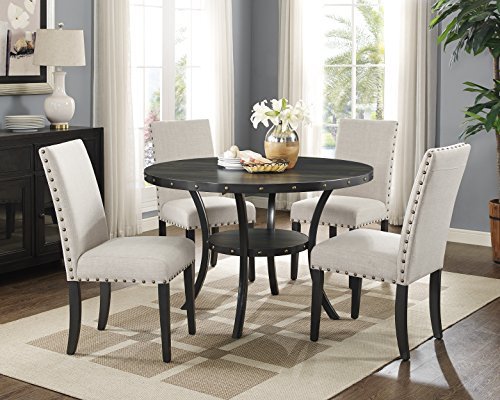 Roundhill Furniture Biony Collection Counter Height Dining Table,