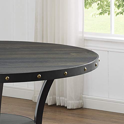 Roundhill Furniture Biony Collection Counter Height Dining Table,