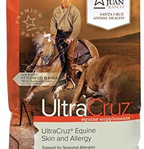 UltraCruz Equine Skin and Allergy Supplement for Horses, 10 lb, Pellet (80 Day Supply)