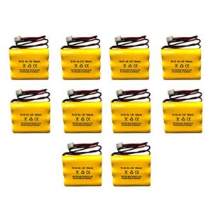 3.6v 700mah 900mah nicad exit sign battery emergency lighting (10 pack) lowes 253799 and lowes osa230 unitech 6200rp unitech aa900mah unitech ledr-1