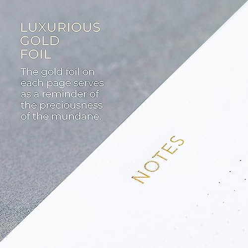 Pinesman - Dotted Luxury Notepad Mouse Pad - Executive's Memo Pad - Paper Desk Pad - Gold Foiled