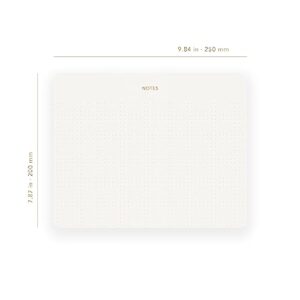 Pinesman - Dotted Luxury Notepad Mouse Pad - Executive's Memo Pad - Paper Desk Pad - Gold Foiled